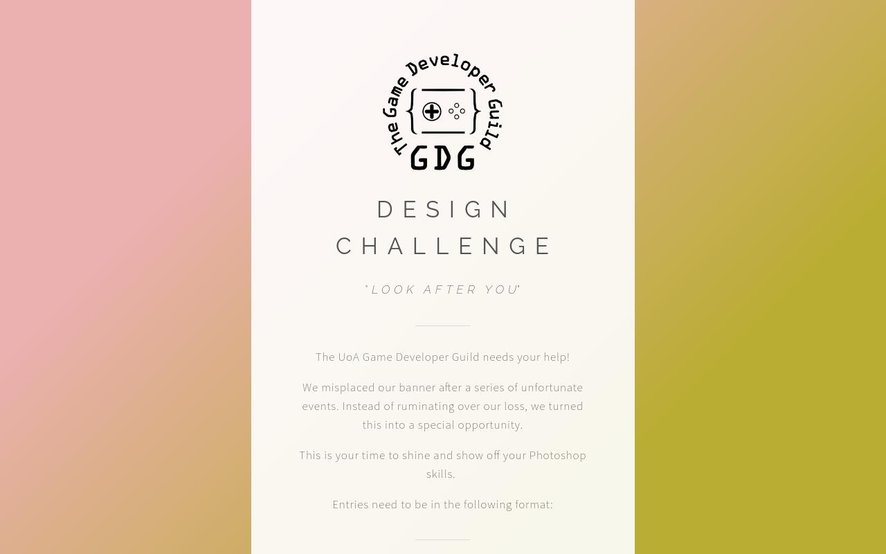 GDG Design Challenge